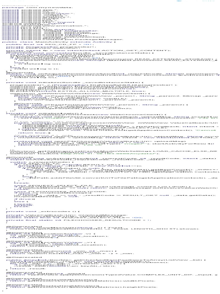 For 3.0+ Devices: Mainactivity Java | PDF | Android (Operating System) | Mobile Software