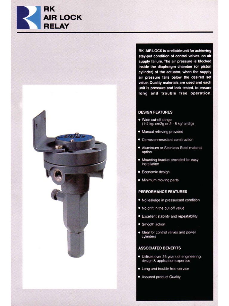 Air Lock Relay | PDF