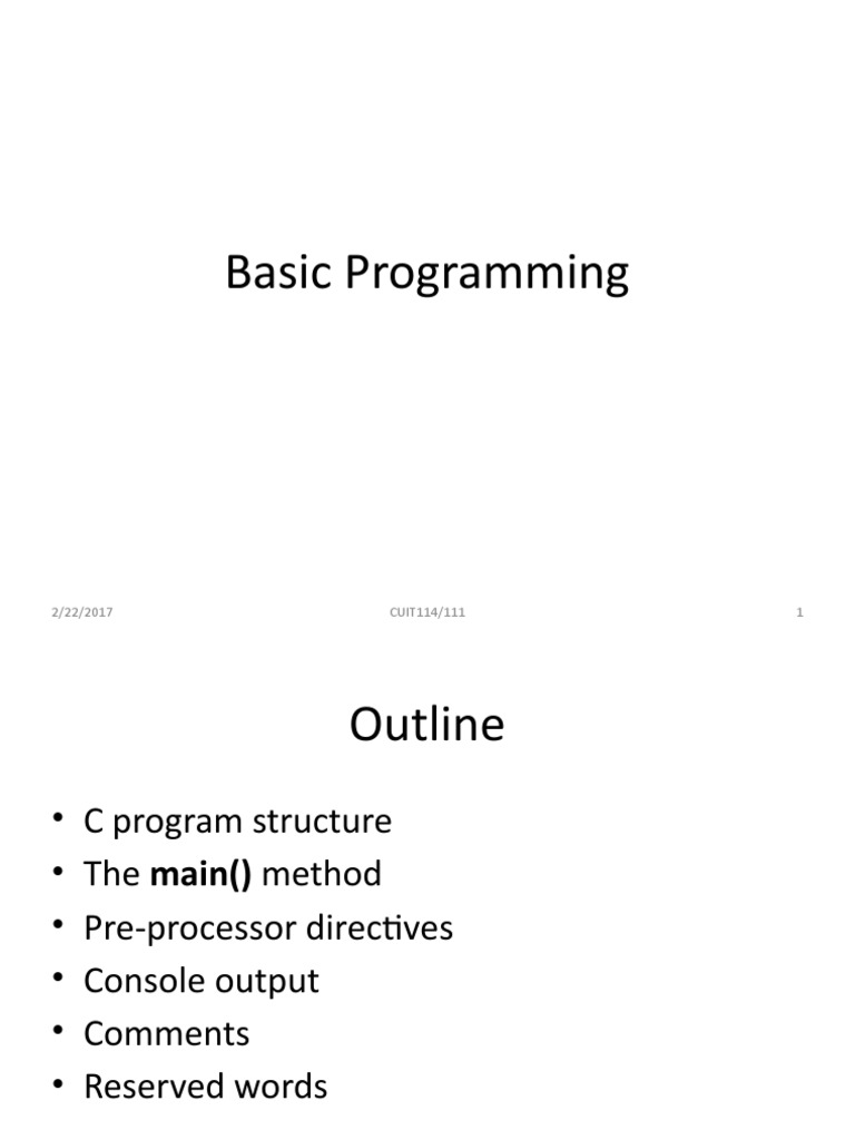 Basic Programming | PDF | Subroutine | Computer Science
