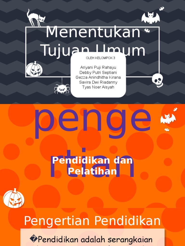 Tujuan Umum Dan Tujuan Khusus | PDF