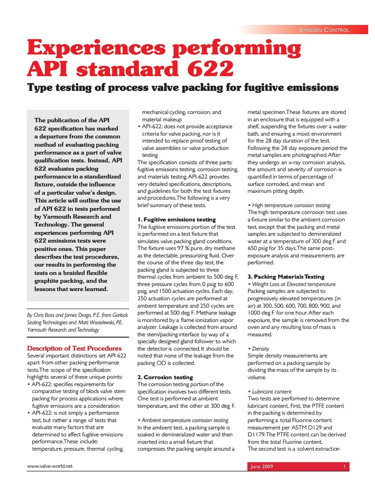 Experiences Performing API Standard 622 | PDF | Thermocouple | Corrosion