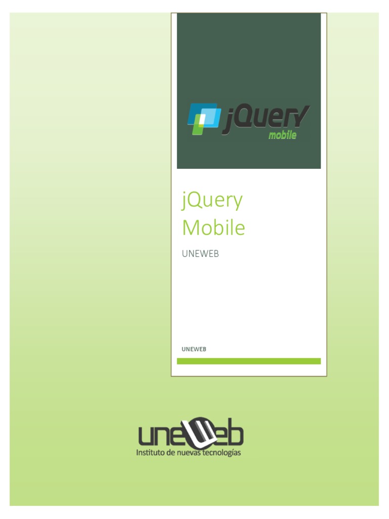 Manual Jquery Mobile PDF | PDF | J Query | HTML