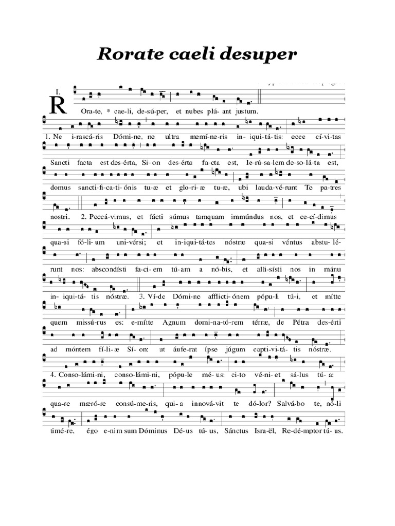 05 Roraté Caeli PDF | PDF
