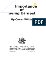 Importance of being earnest Script | PDF | The Importance Of Being Earnest