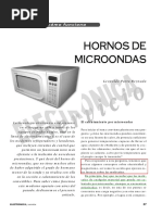 Partes Del Microondas | PDF | voltaje | Corriente eléctrica