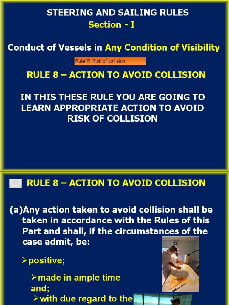Navigating Safely in Narrow Channels and Fairways: Rules and ...