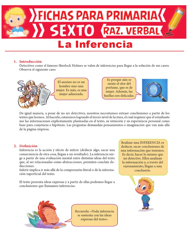 Pasos para Inferir para Sexto Grado de Primaria | PDF | Science ...