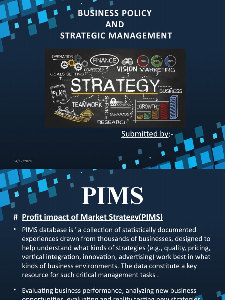 Business Policy AND Strategic Management: Submitted By | PDF ...