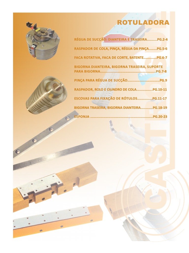 Rotuladora | PDF | Engenharia Civil | Componentes