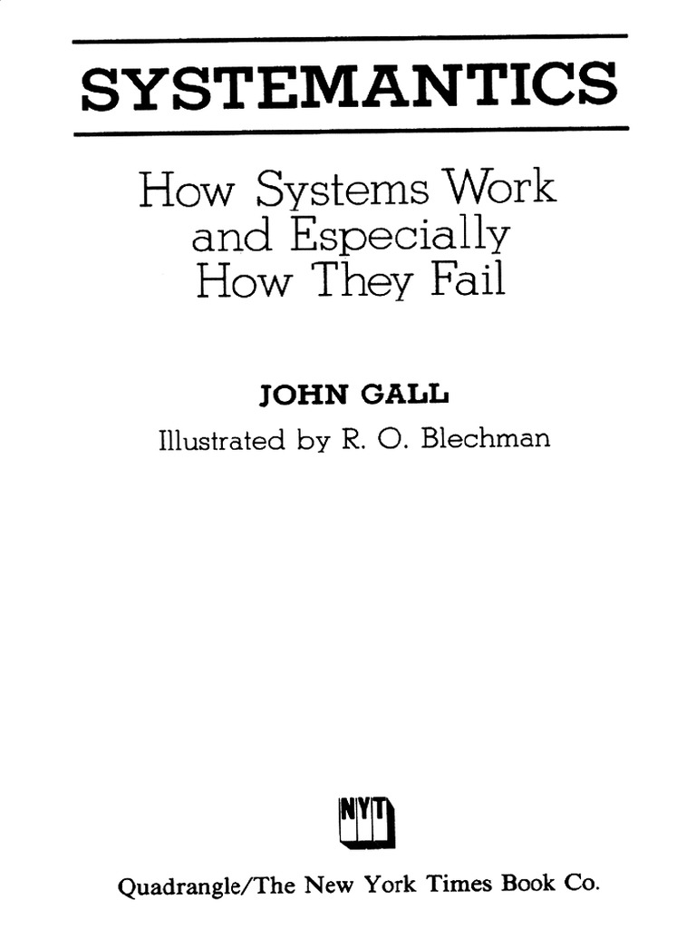 Systemantics PDF | PDF