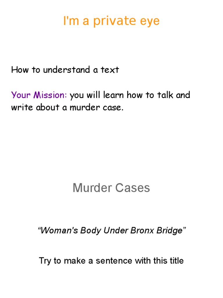 Gal Ce Séance 1 Murder Cases | PDF | Autopsy | Murder