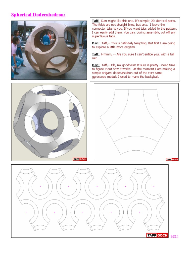 Spherical Dodecahedron:: Taff | PDF | Teaching Mathematics | Nature