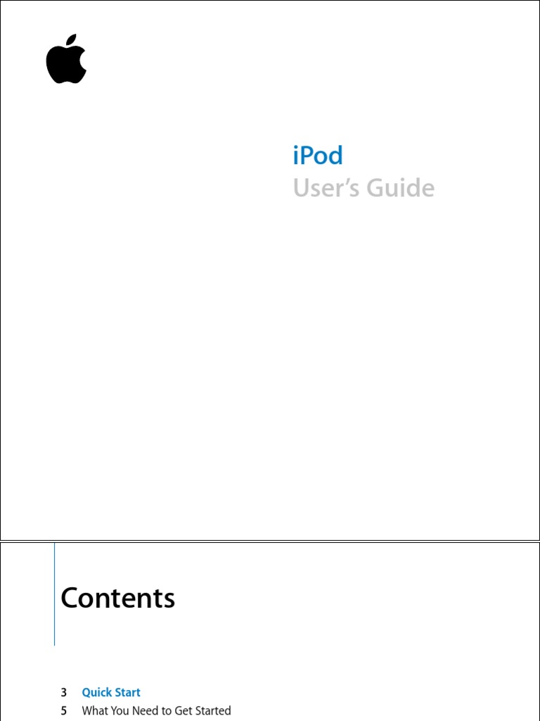 Ipod Manual | PDF | Games & Activities | Technology & Engineering