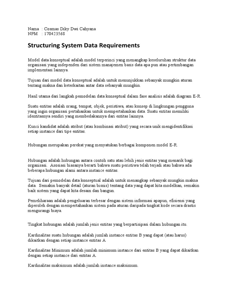 Rangkuman Apsi CH 8 | PDF