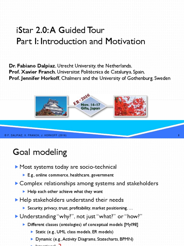 Istar Tutorial Online | PDF | Goal | System