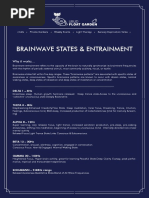 Full Brainwave Frequencies Table | PDF | Neural Oscillation | Trance