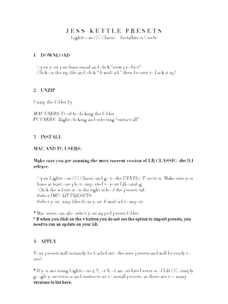 JKP LR ACR Install Instructions | PDF | Computers | Technology ...