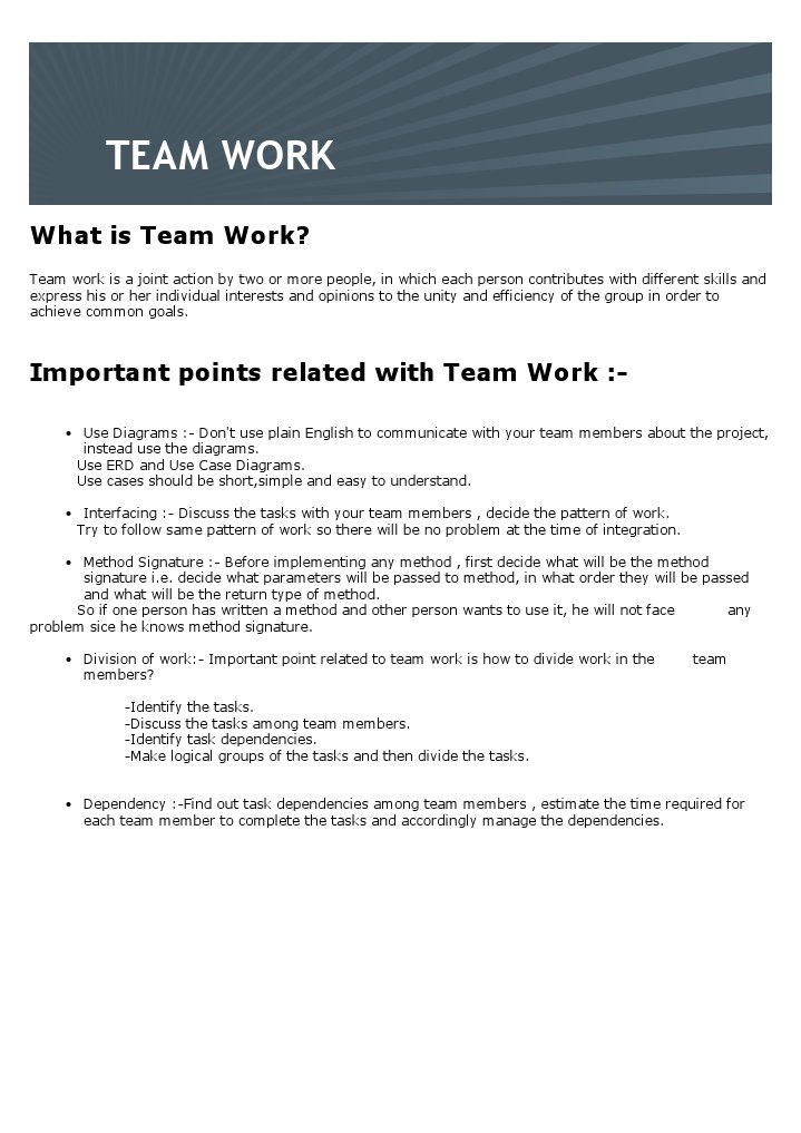 Essential Team Work Strategies | PDF | Business