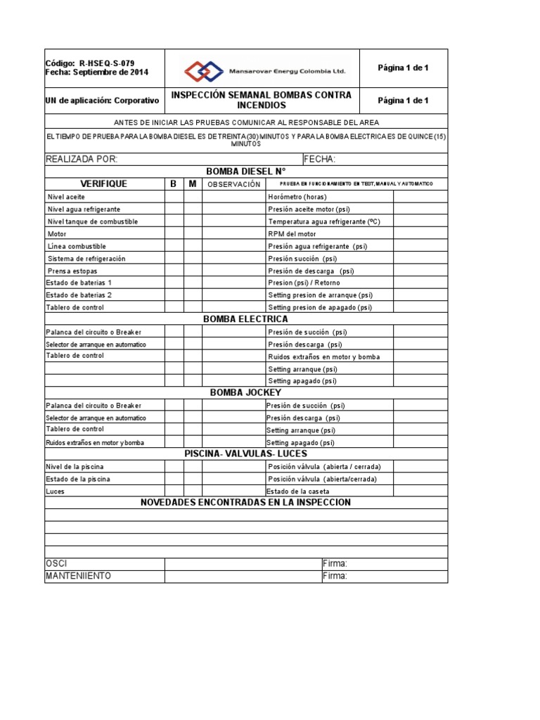 Bombas Contra Incendios | PDF | Bomba | Motor diesel