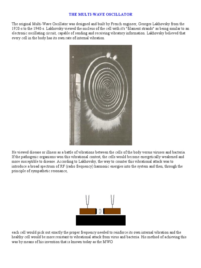 The Multi-Wave Oscillator | PDF | Resonance | Osteoarthritis