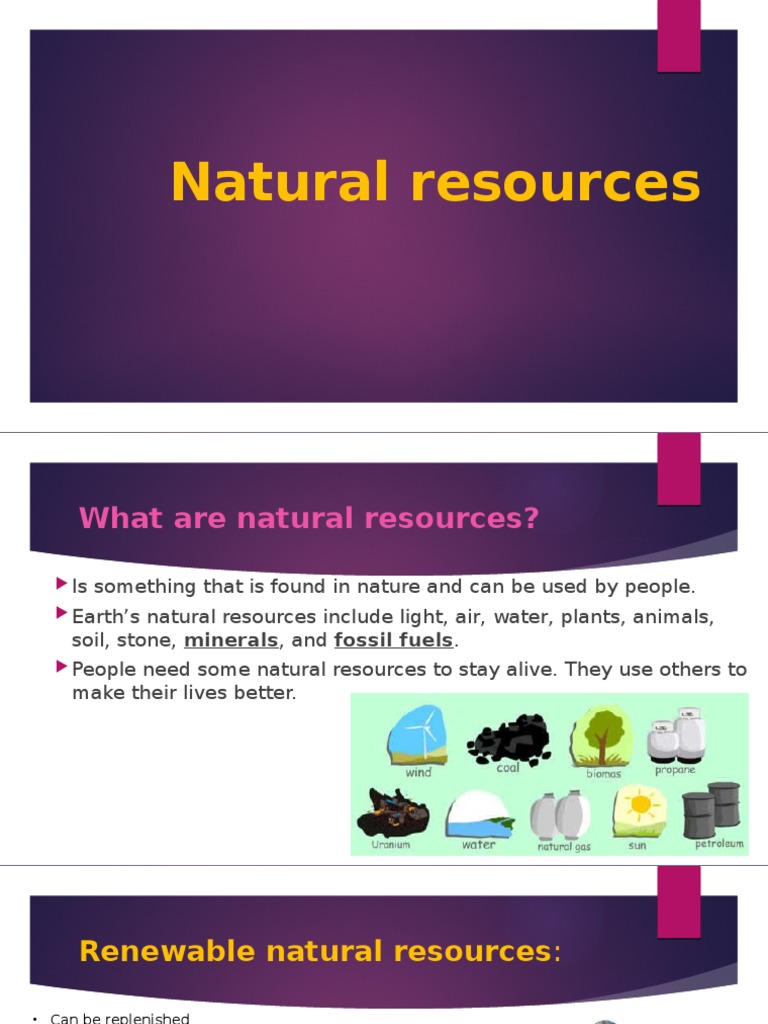 Natural Resourses | PDF