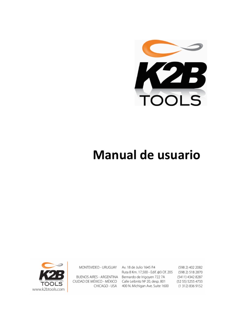 Manual K2BTools | PDF | Red mundial | Internet y web