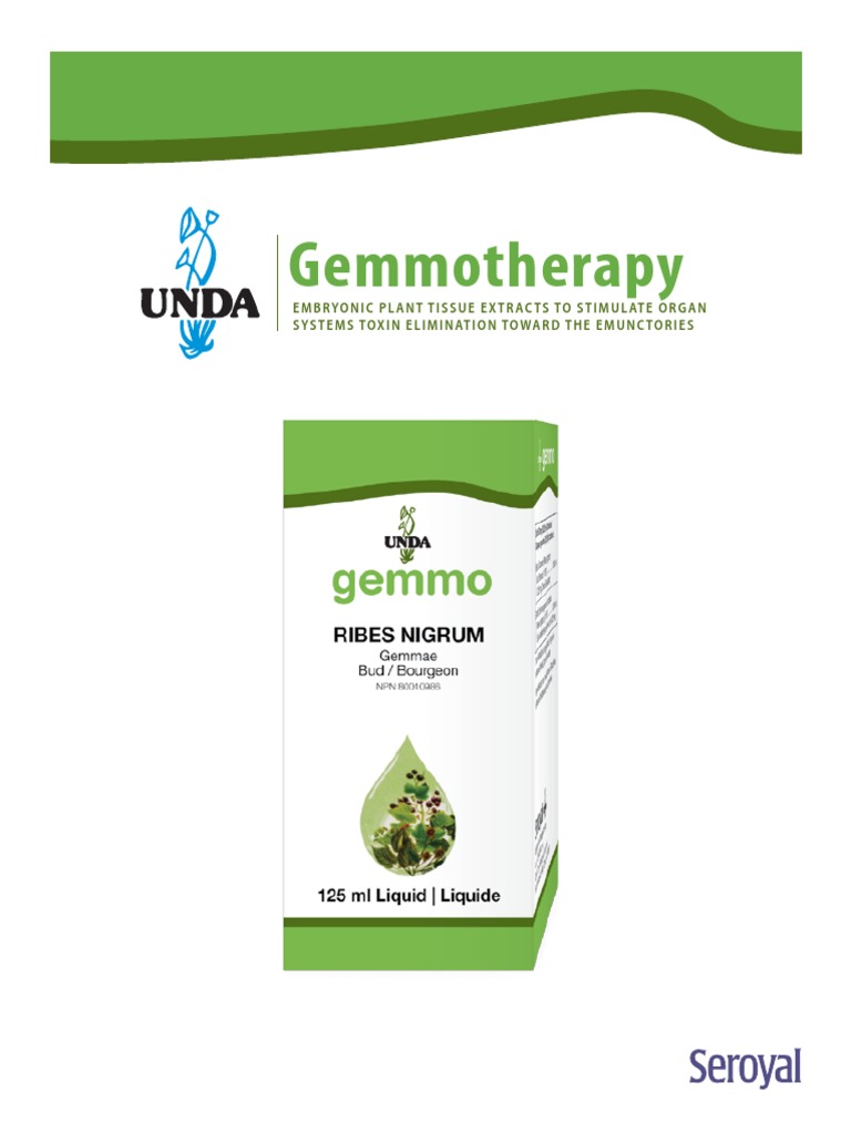 Gemmotherapy Information | PDF | Inflammation | Trees