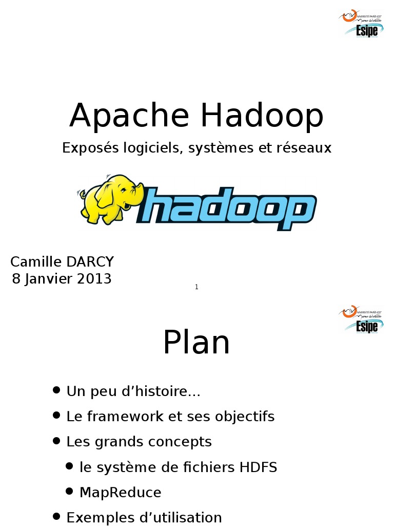 Presentation Hadoop | PDF | Apache Hadoop | MapReduce