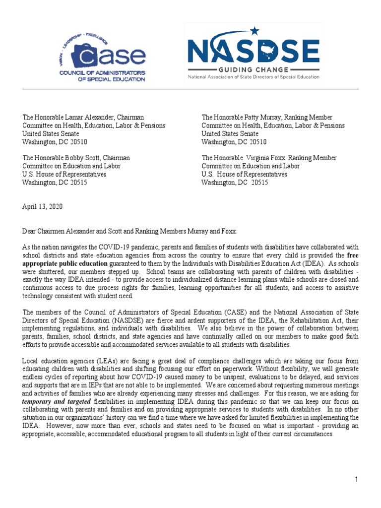 Disability Letter 3 | PDF | Individualized Education Program | Special ...