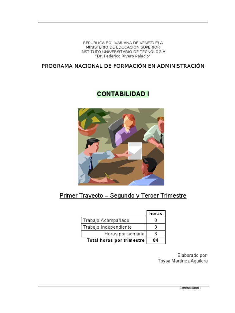 Contabilidad I: Fundamentos y Prácticas | PDF | Contabilidad ...