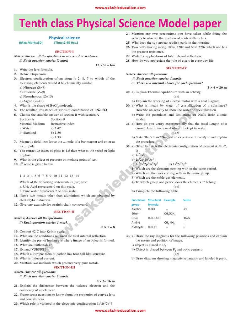 Tenth Grade Science Exam Prep | PDF | Energy Level | Atomic Orbital