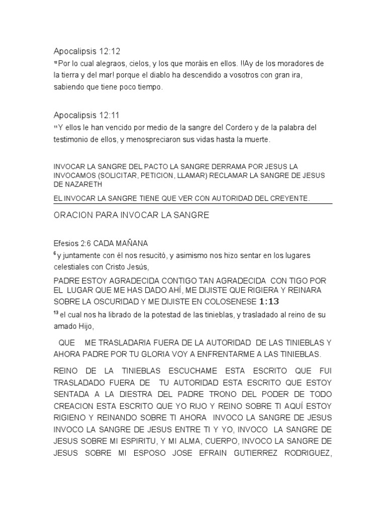 Apocalipsis 12 Pdf Libro De Revelación Jesús