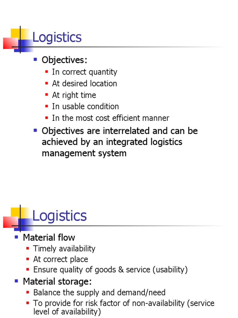 7d RM Logistics Sibm | PDF | Logistics | Warehouse