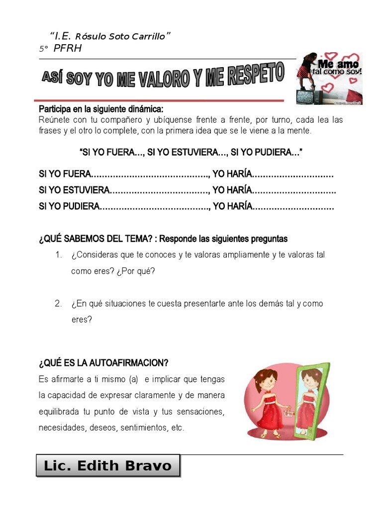 Asi Soy Yo | PDF | Conceptos psicologicos | Science