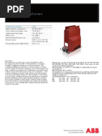 ABB TPU 4x.xx Indoor Current Transformers | PDF | Transformer ...