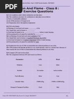 Combustion and Flame PPT Class8 | PDF | Combustion | Fuels