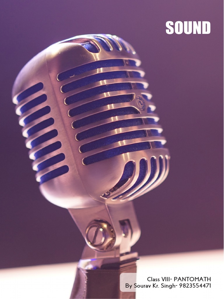 Sound - Class 8 - Notes - PANTOMATH | PDF | Sound | Frequency