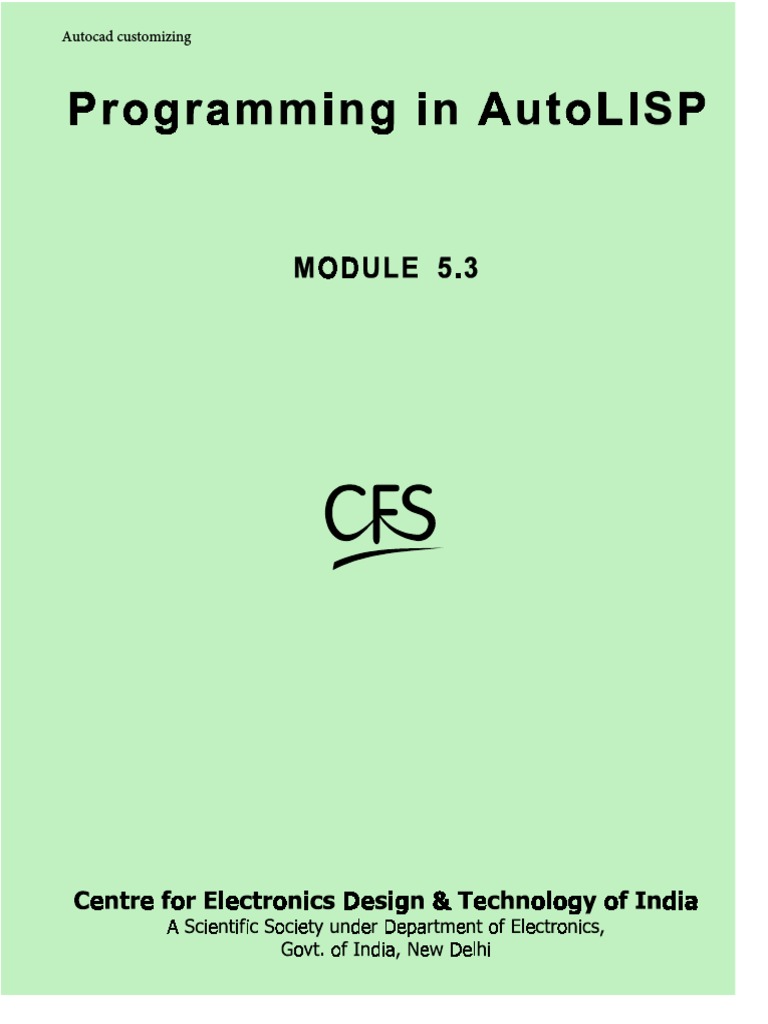 Programming in AutoLISP For Autocad | PDF | Trigonometric Functions ...