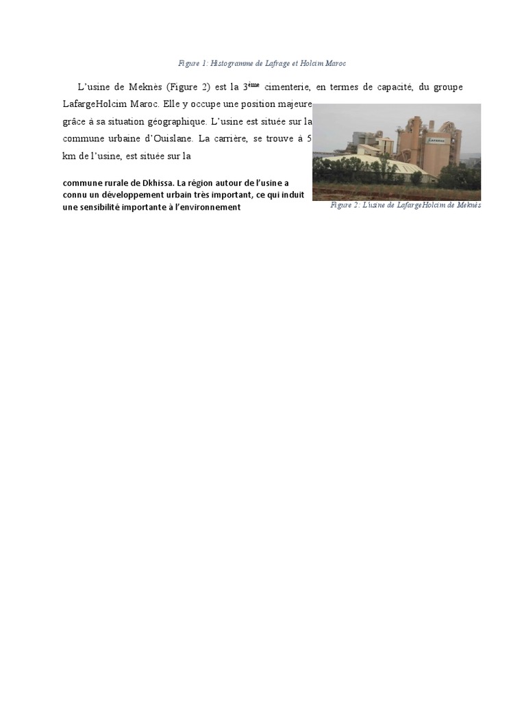 Lafarge Meknes | PDF