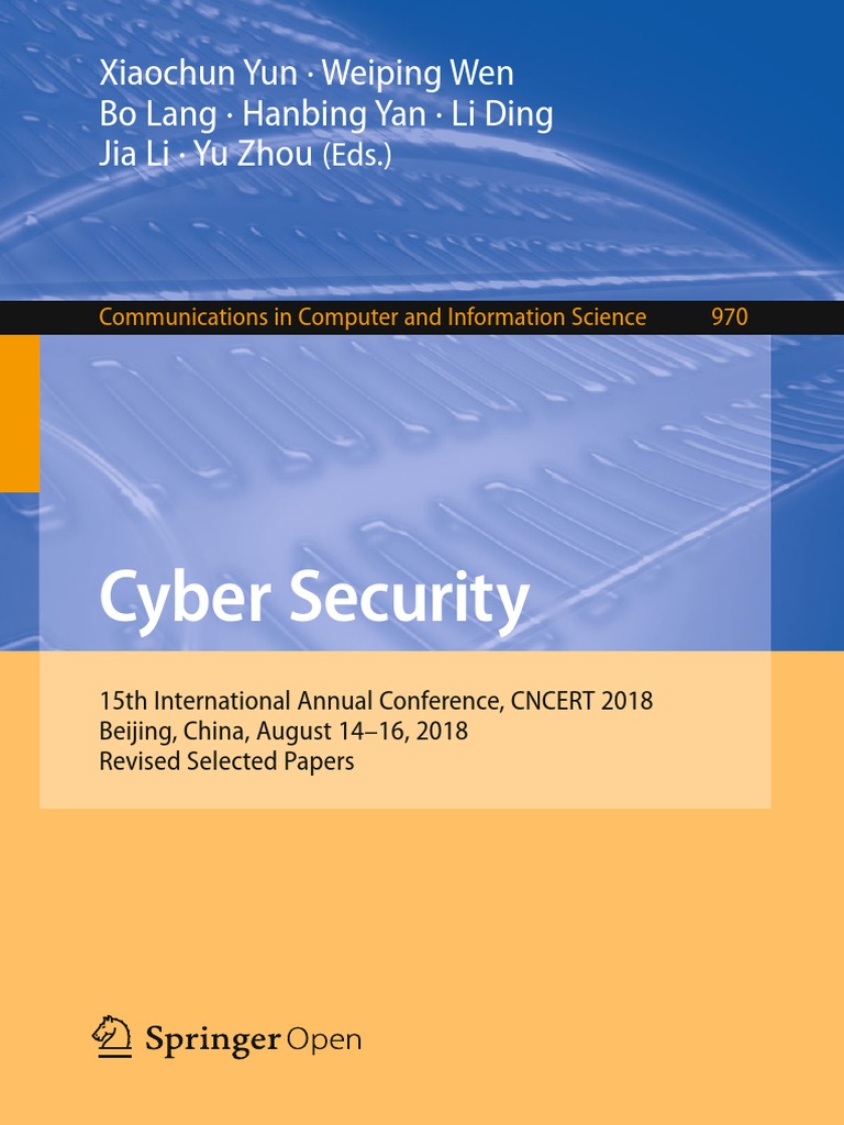 2019 Book CyberSecurity PDF | PDF | Authentication | Cloud Computing