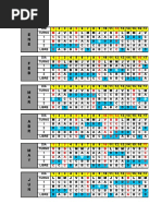 Escala de Turno 2025 | PDF