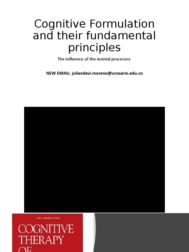 Cognitive Formulation | PDF | Subjective Experience | Behavioural Sciences