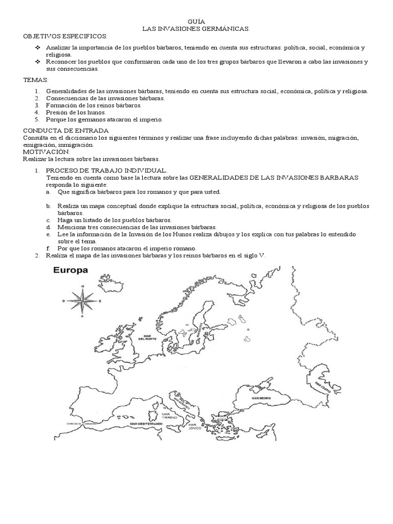 Invasiones Barbaras | PDF | Bárbaro | imperio Romano