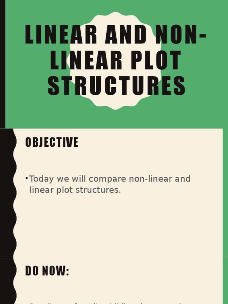 Linear and Non-Linear Plot Structures | PDF | Plot (Narrative ...