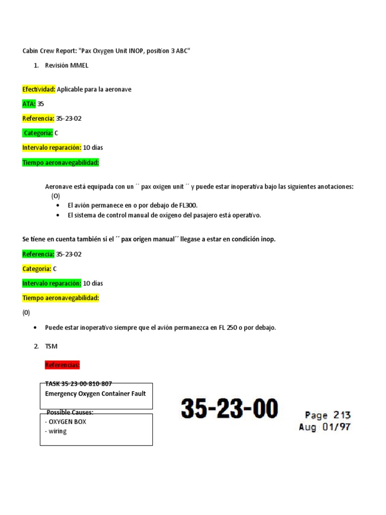 Cabin Crew Report | PDF