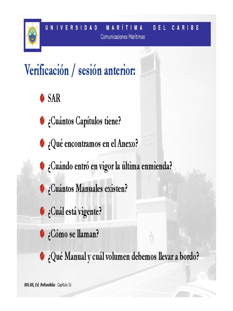 SMSSM Introducción Sistema Mundial Socorro Seguridad Marítima | PDF ...