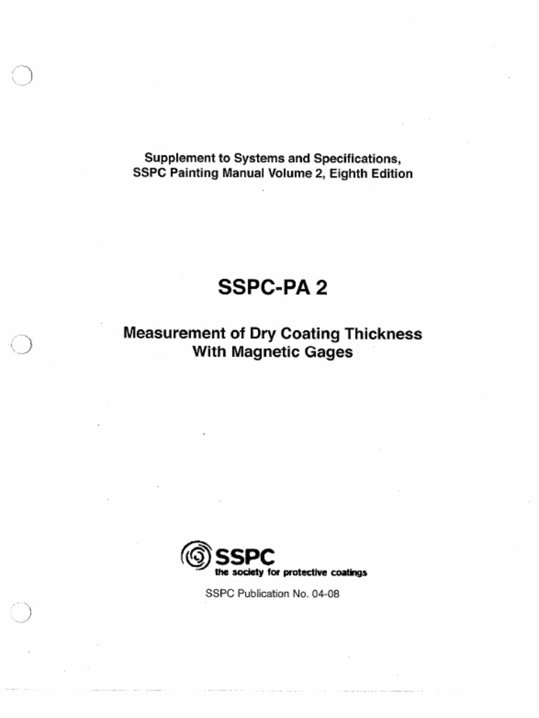SSPC - PA2 Ingles | PDF