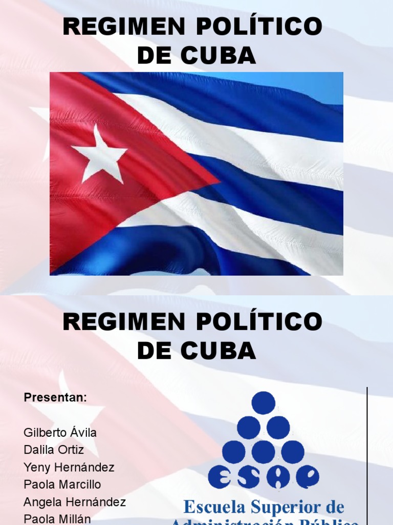 Regimen Político Cubano | PDF | Cuba | Teorías políticas