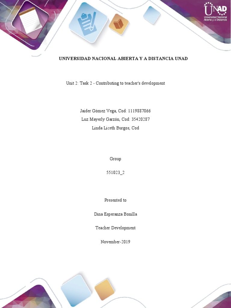 Unit 2 Task 2 Contributing To Teacher S Pdf Multilingualism