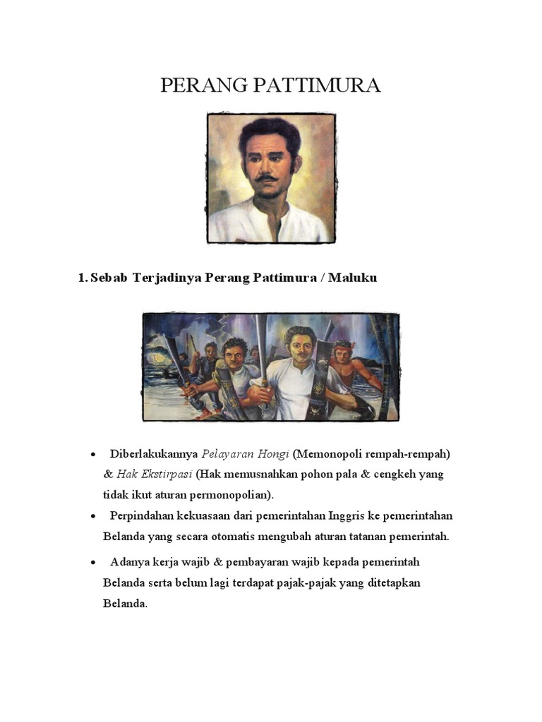 Perang Pattimura | PDF